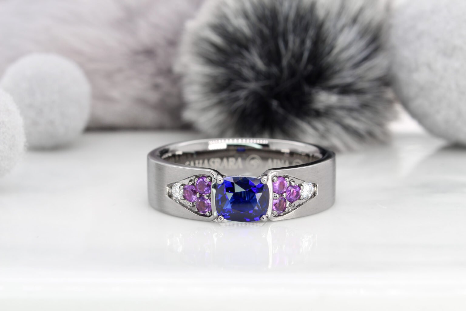 Modern Men's Ring - 5 Unique Men Jewellery Personalised Gems